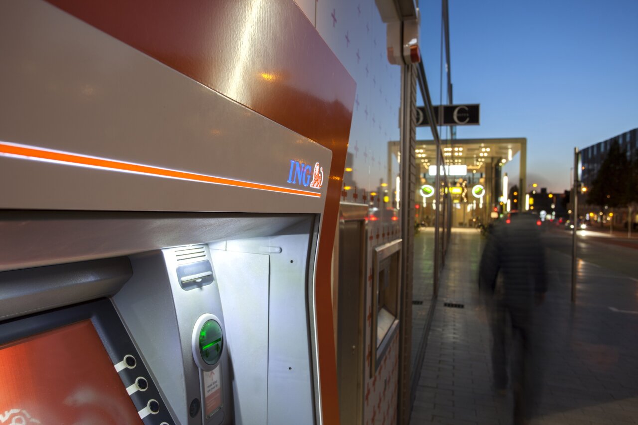 Visual identity: ATM Geldautomaten ING Bank - Van Beem & Van Haagen