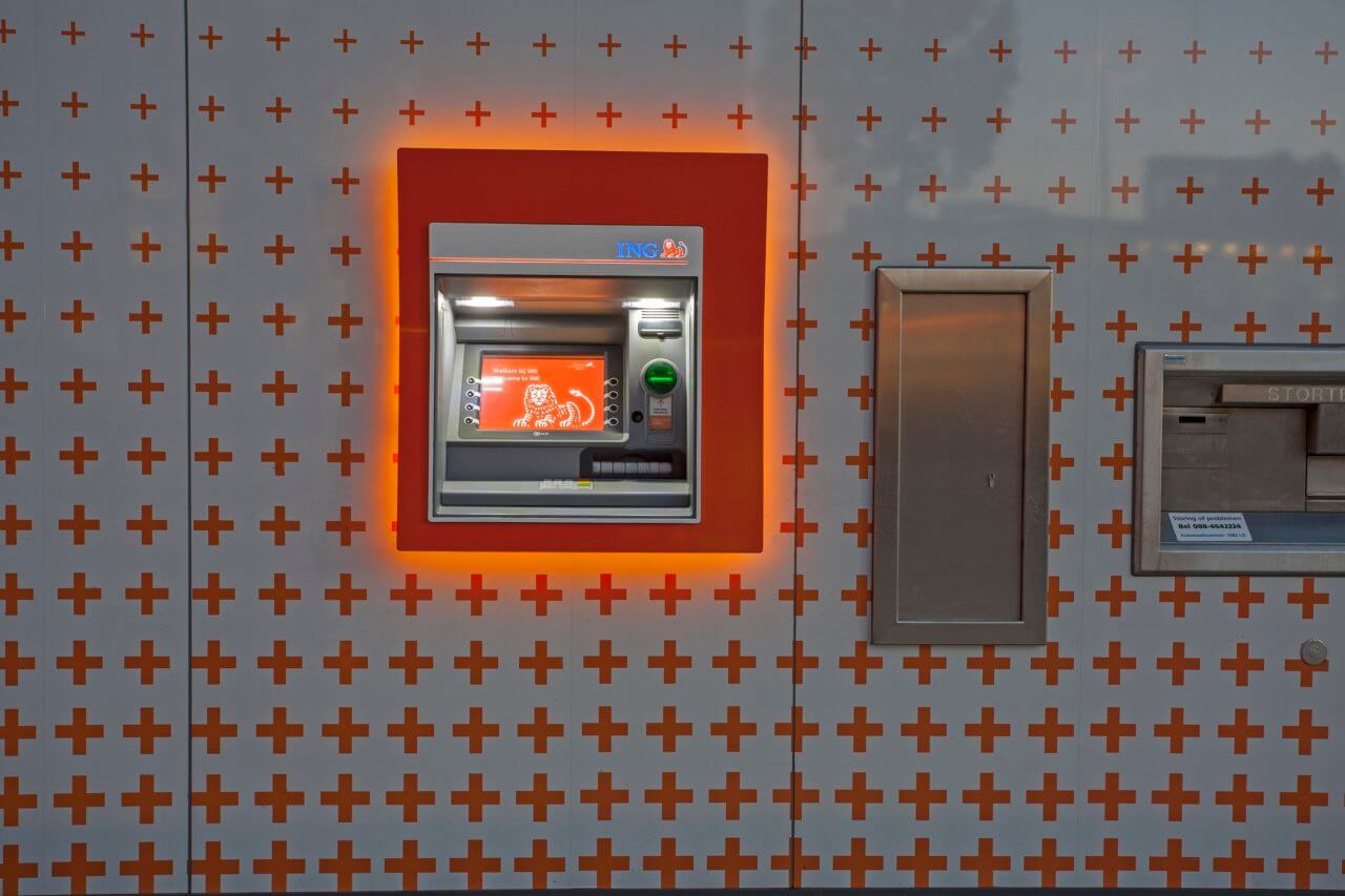 Visual identity: ATM Geldautomaten ING Bank - Van Beem & Van Haagen